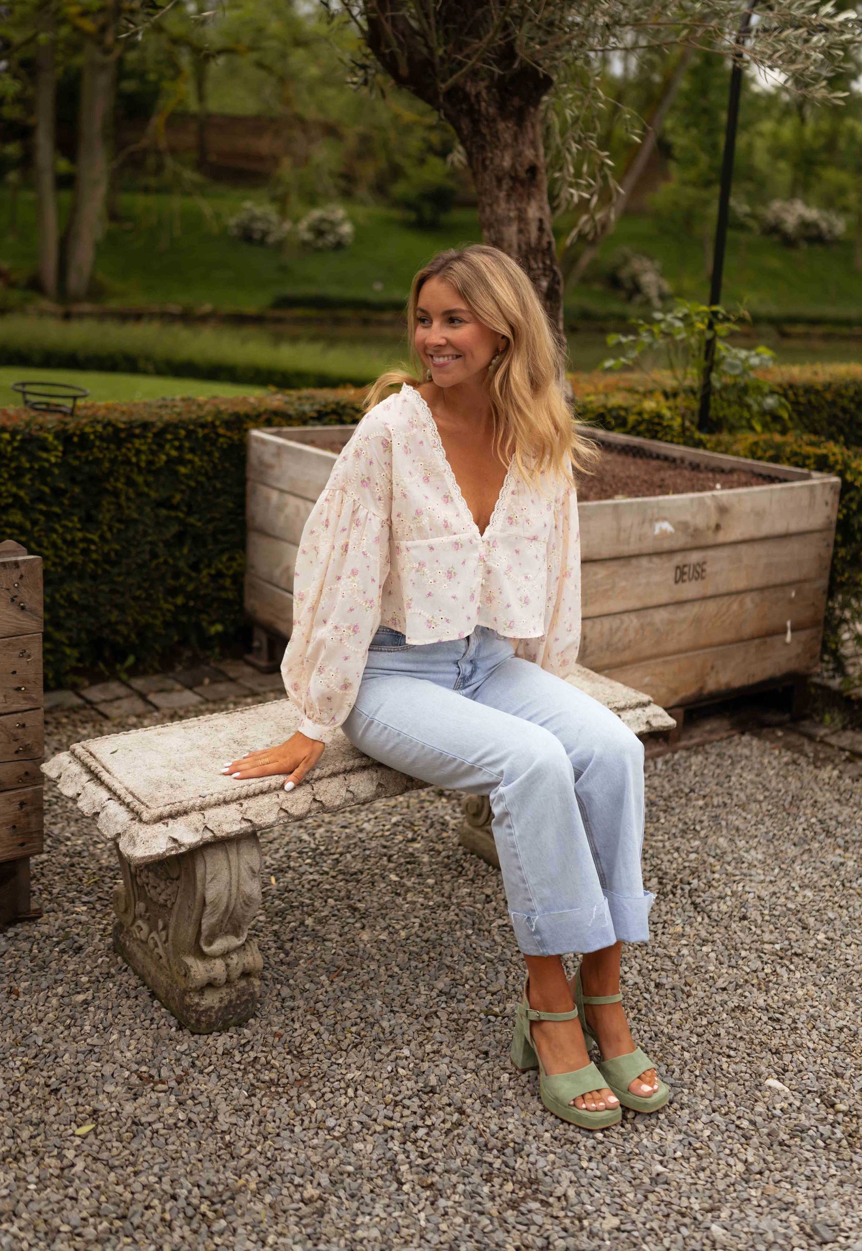 Ecru Floral Archie Blouse – Easy Clothes North America