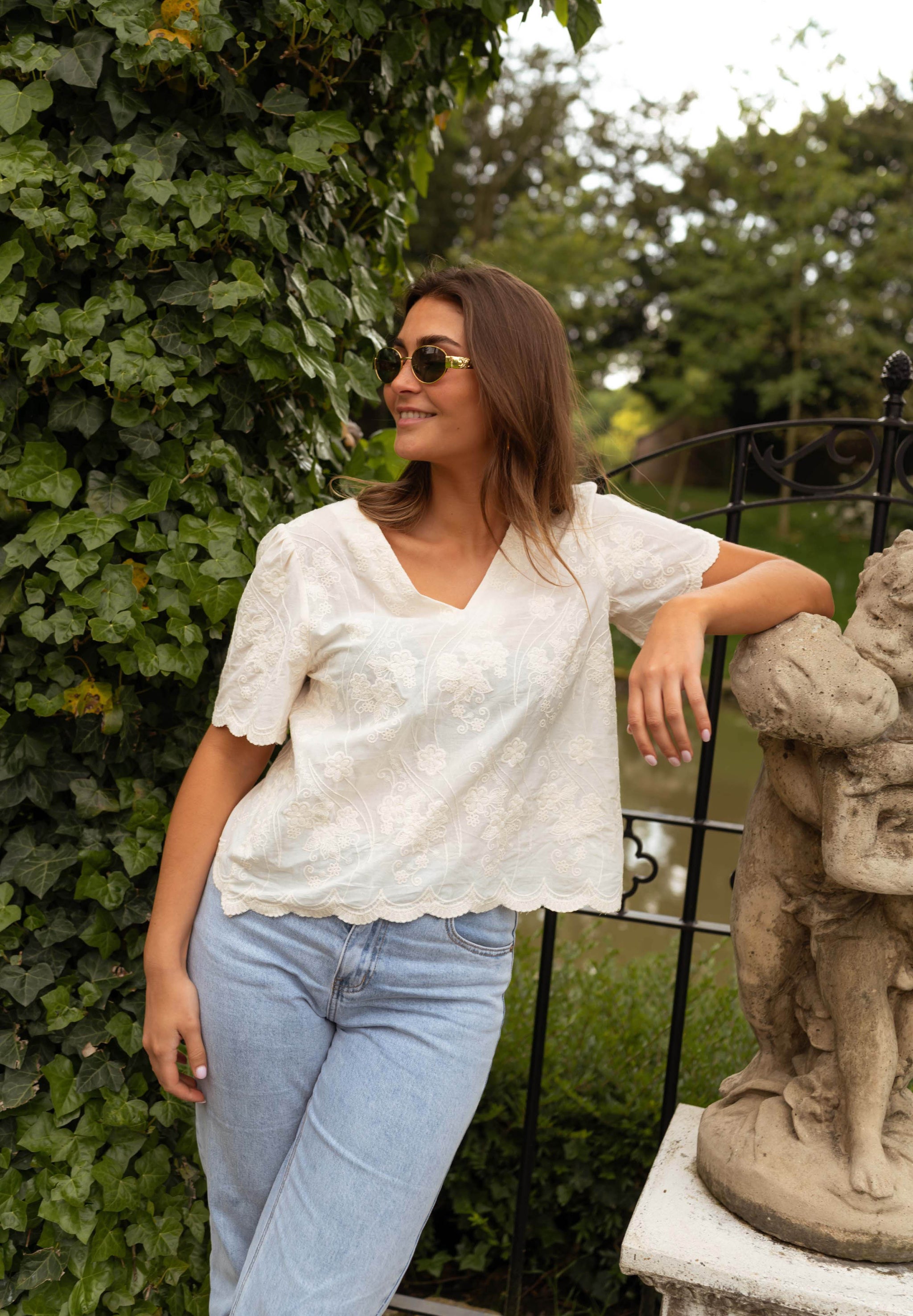 Ecru Clothilde Blouse – Easy Clothes North America
