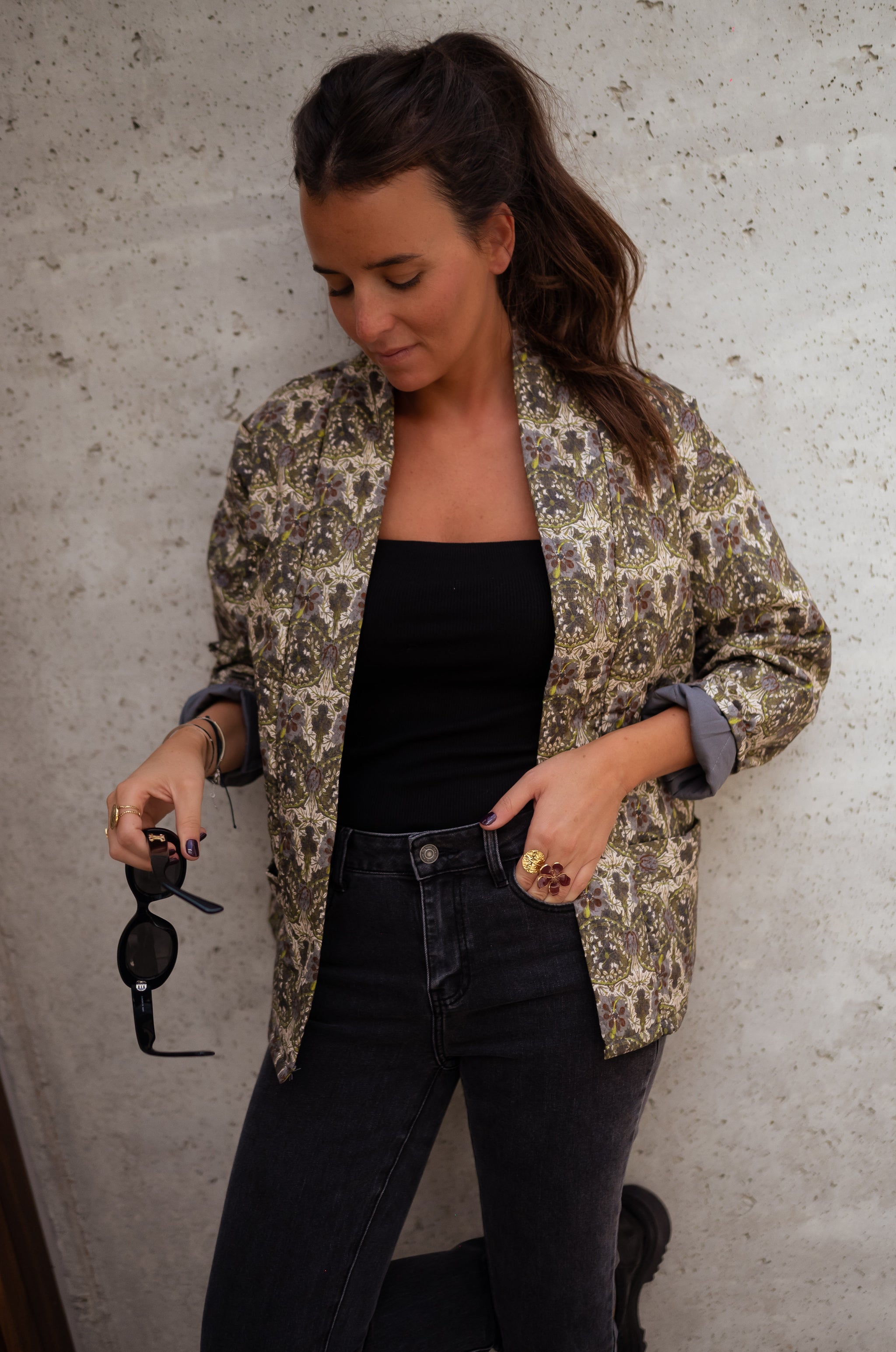 Khaki Gloria Jacket – Easy Clothes North America