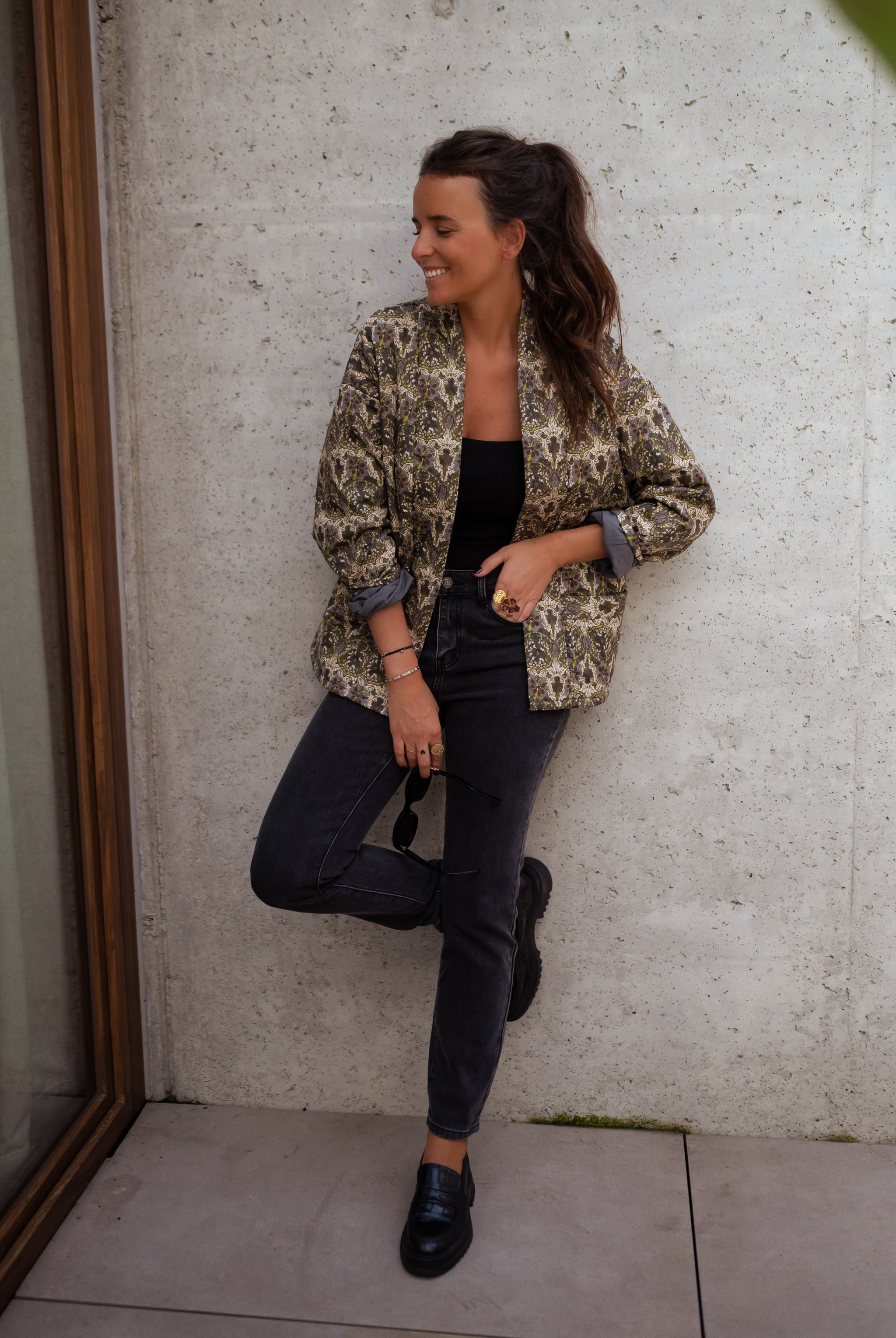 Khaki Gloria Jacket – Easy Clothes North America