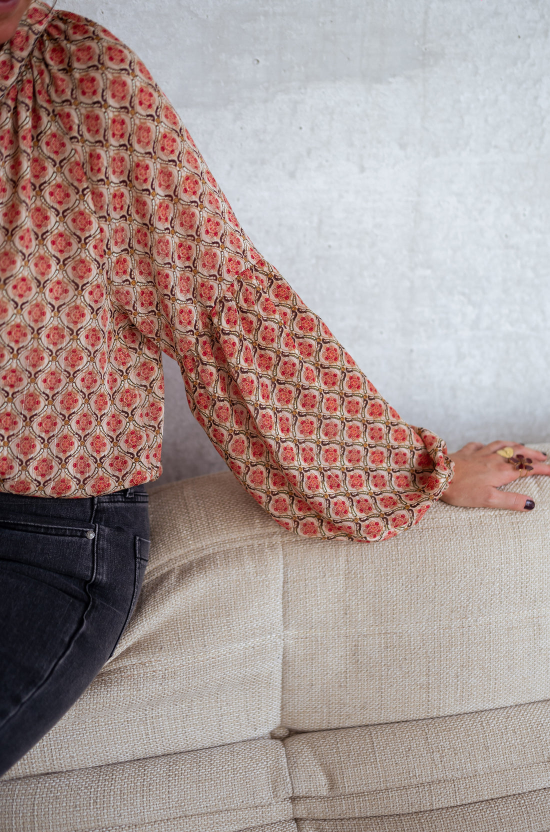 Patterned Tiffany Blouse – Easy Clothes North America