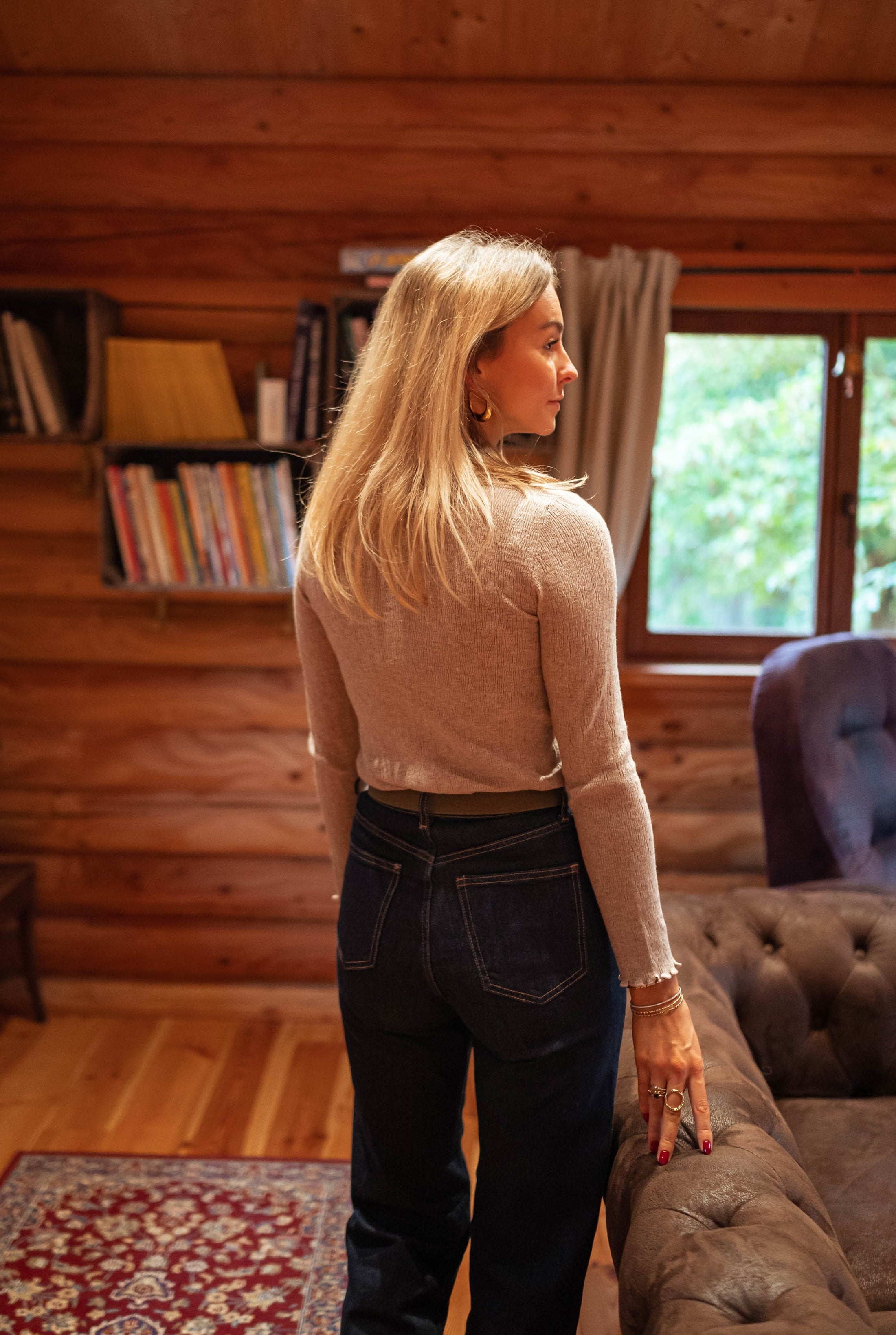 Beige Thin Dina Sweater – Easy Clothes North America