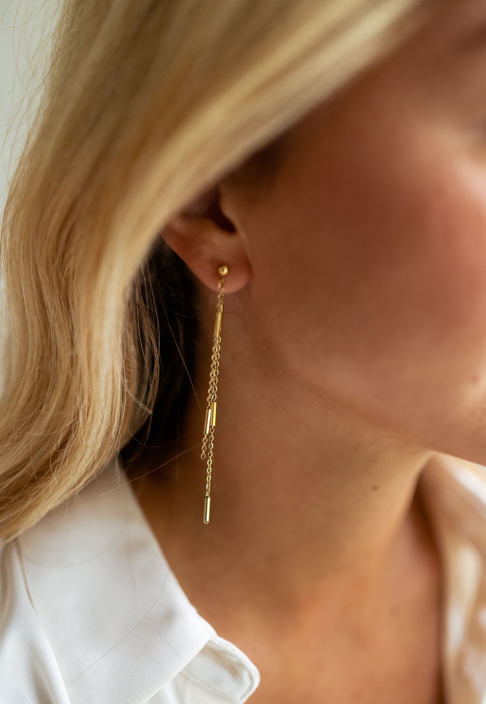 Golden Laryta Earrings – Easy Clothes North America