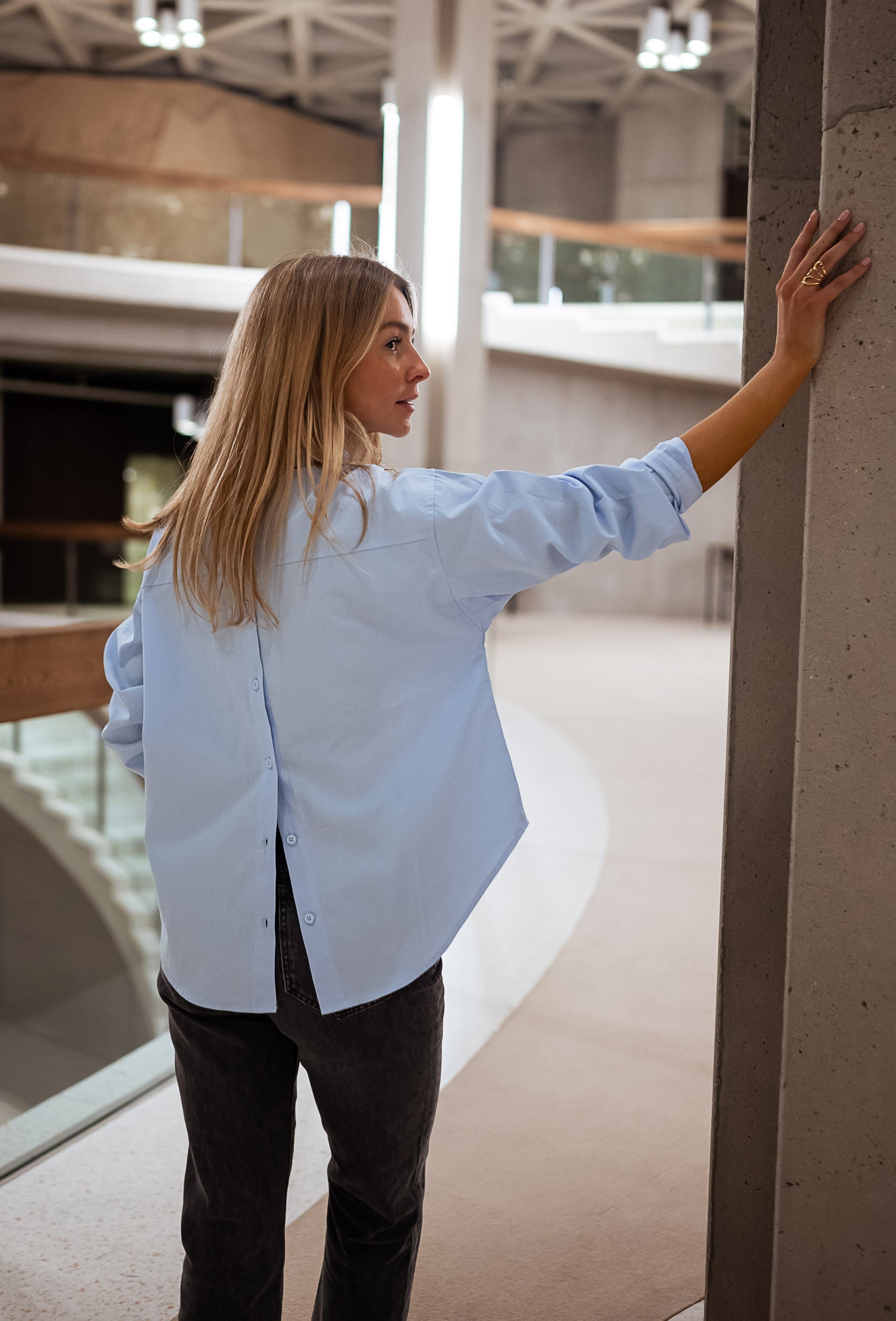 Blue April Shirt – Easy Clothes North America
