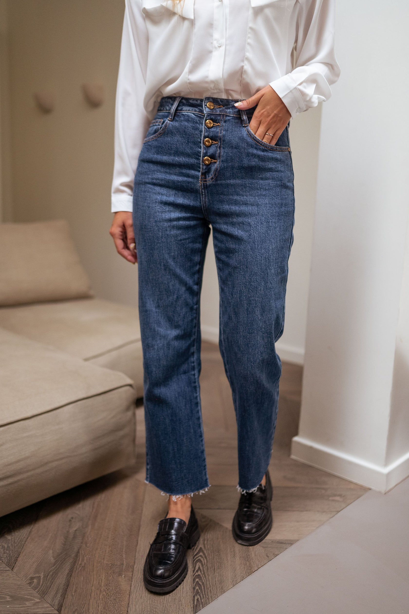 Blue Frenchy Jeans – Easy Clothes North America