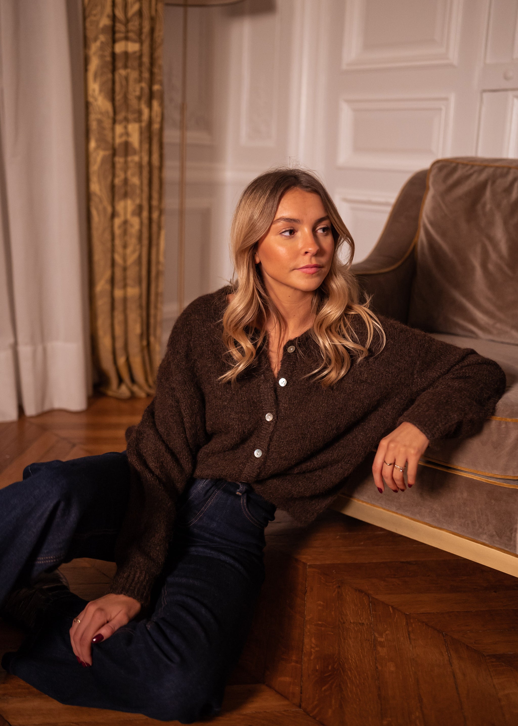 Chocolate Harris Cardigan – Easy Clothes North America