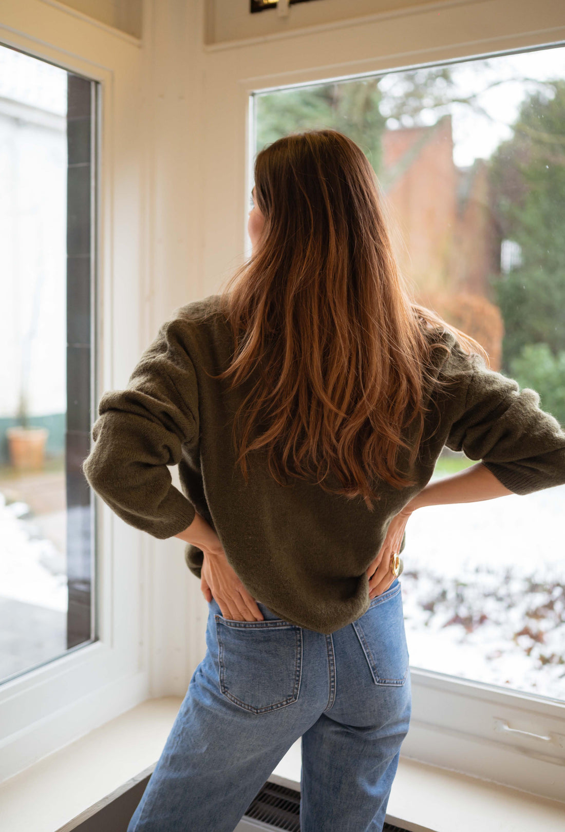Khaki Gina Cardigan – Easy Clothes North America