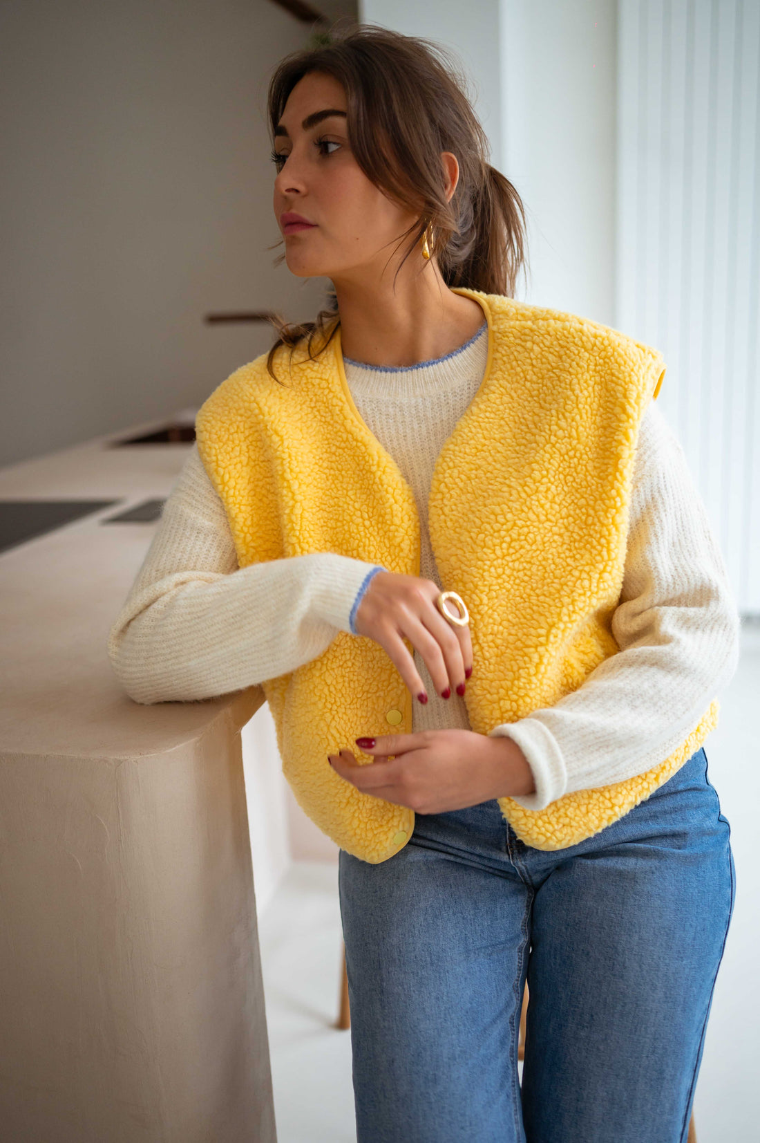 Yellow Taoh Vest – Easy Clothes North America
