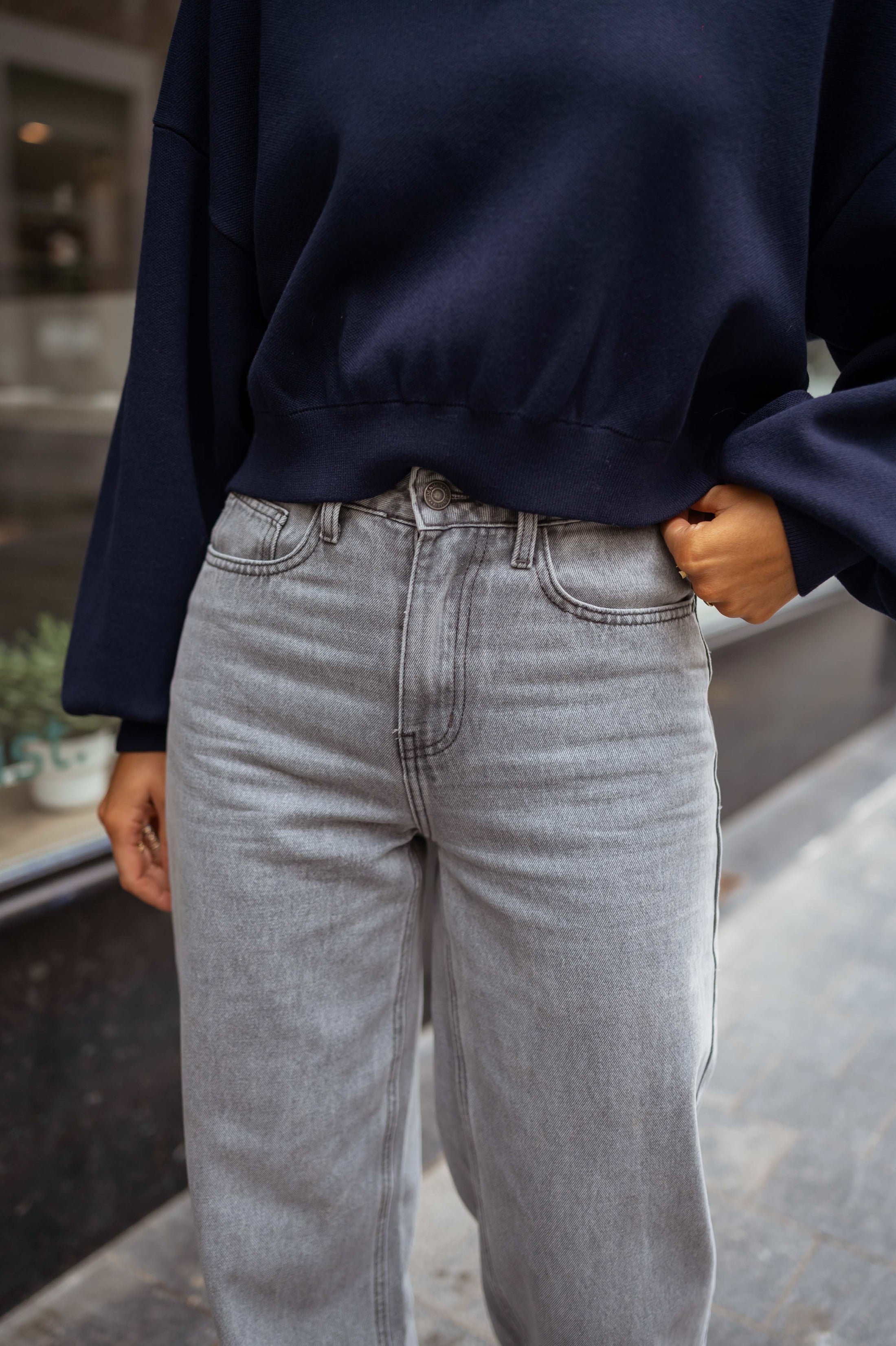 Light Grey Celestine Jeans – Easy Clothes North America