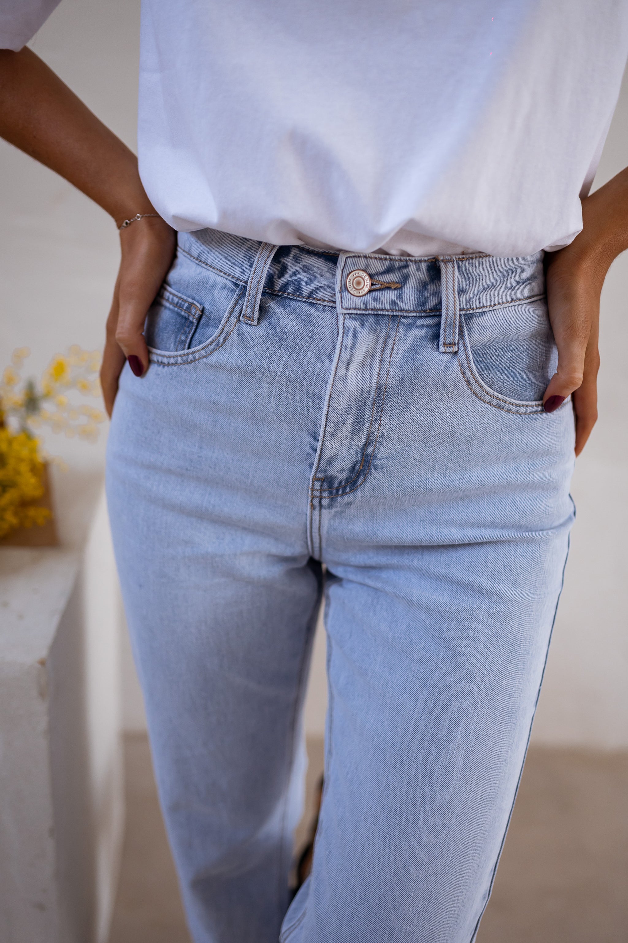 Light Blue Maddie Jeans – Easy Clothes North America