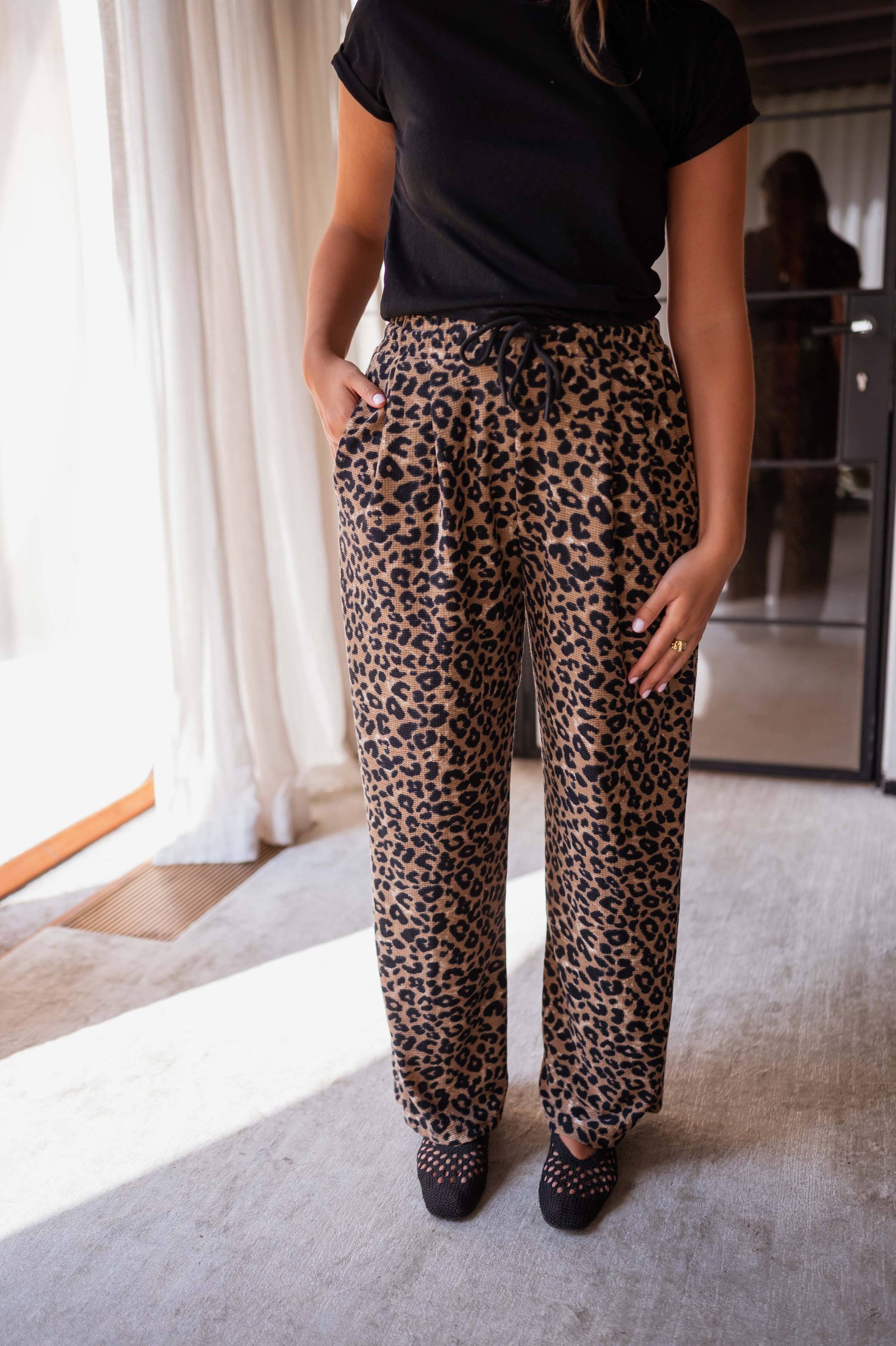 Leopard Fares Pants – Easy Clothes North America