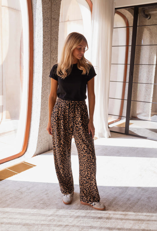 Leopard Fares Pants – Easy Clothes North America