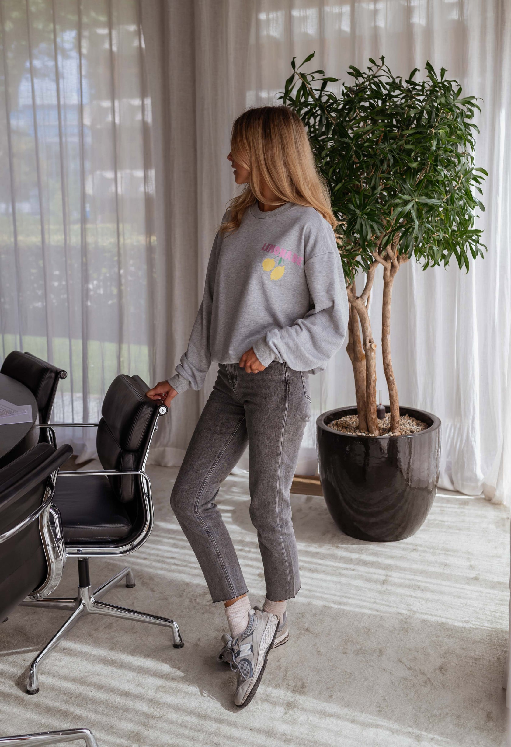 Grey Lemonade Sweater – Easy Clothes North America