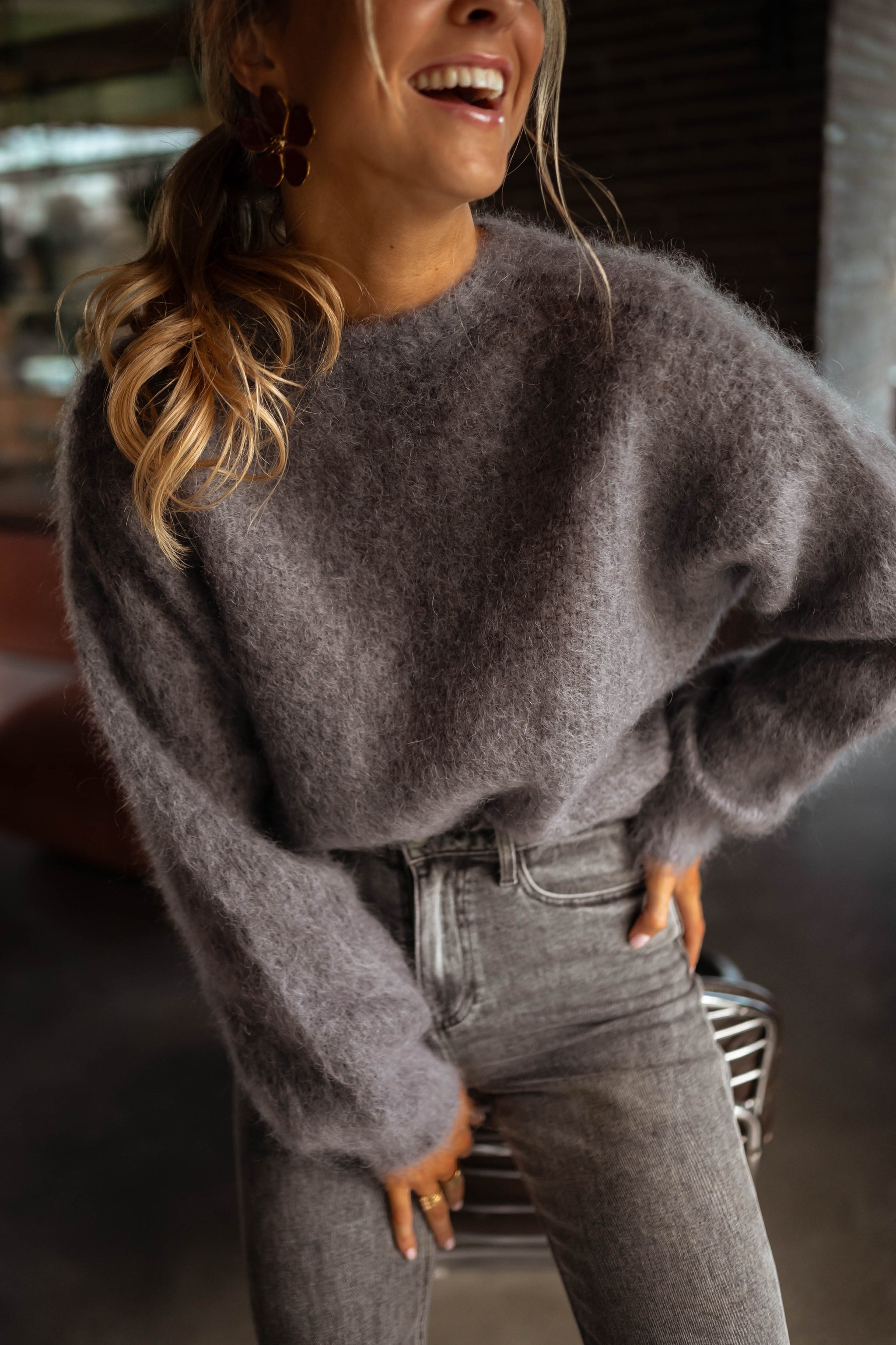 Grey Pieter Sweater – Easy Clothes North America