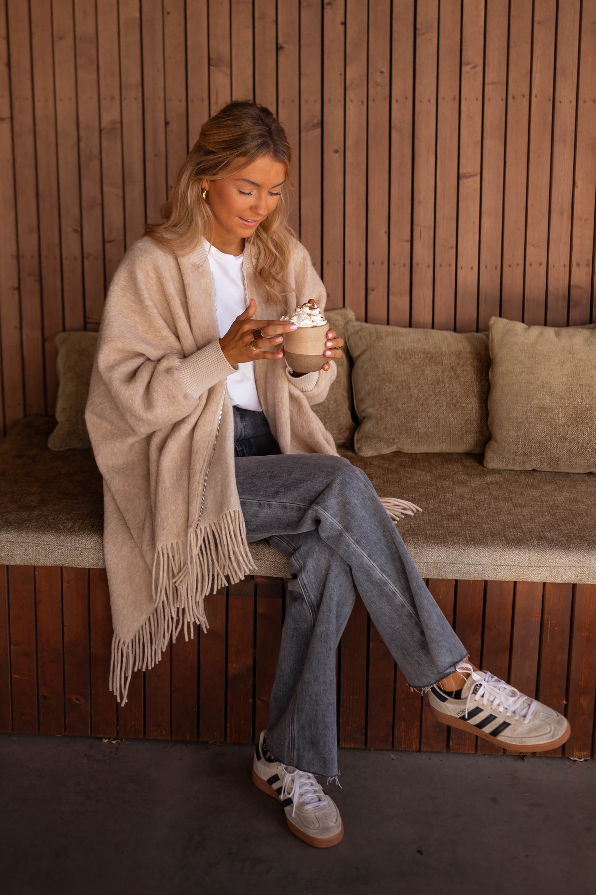 Beige Binta Jacket – Easy Clothes North America