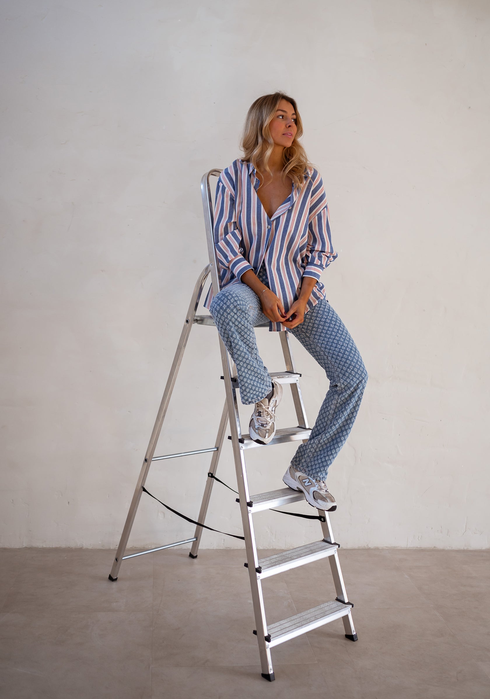 Blue Striped Sally Shirt – Easy Clothes North America