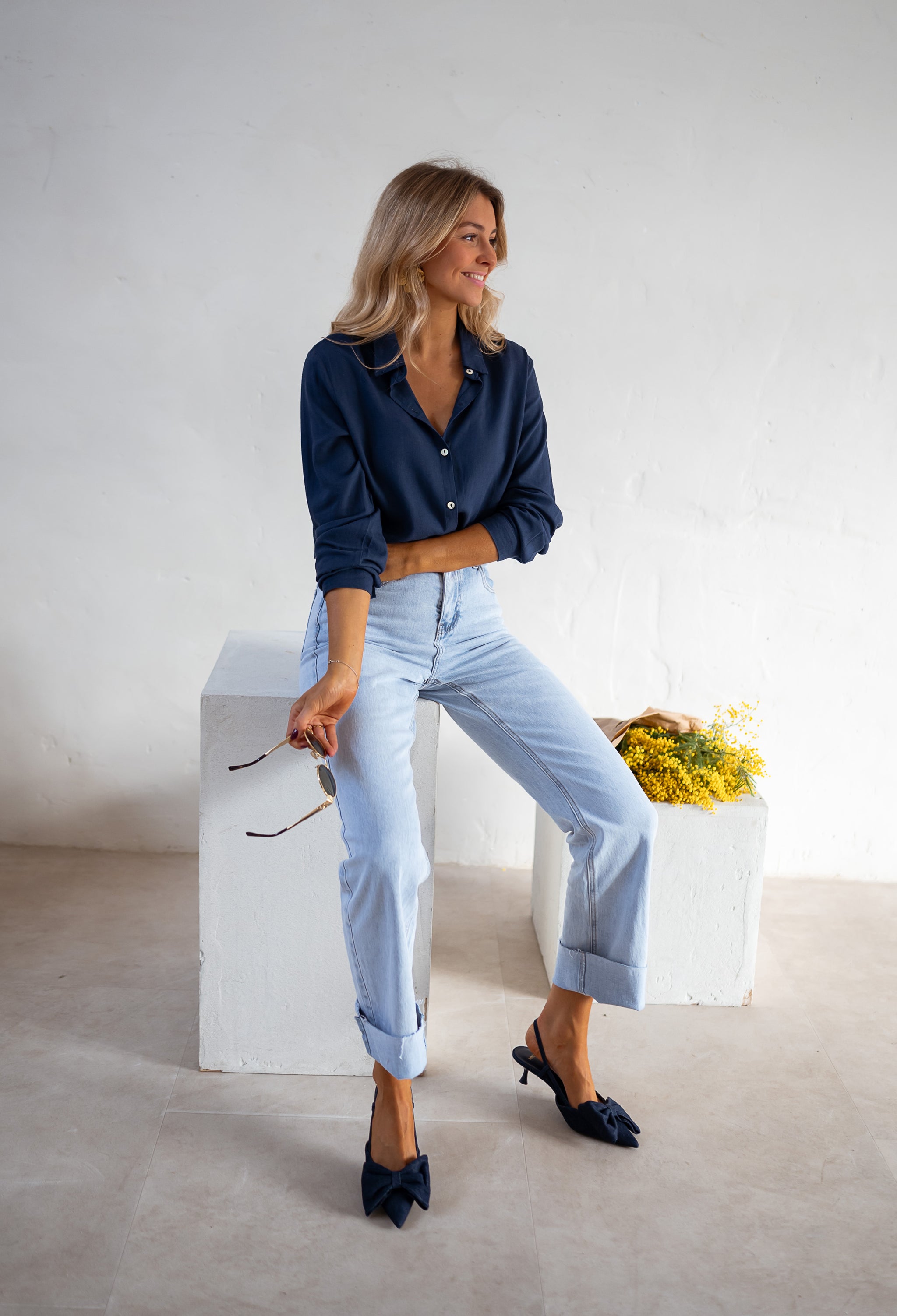 Blue Sinou Shirt – Easy Clothes North America