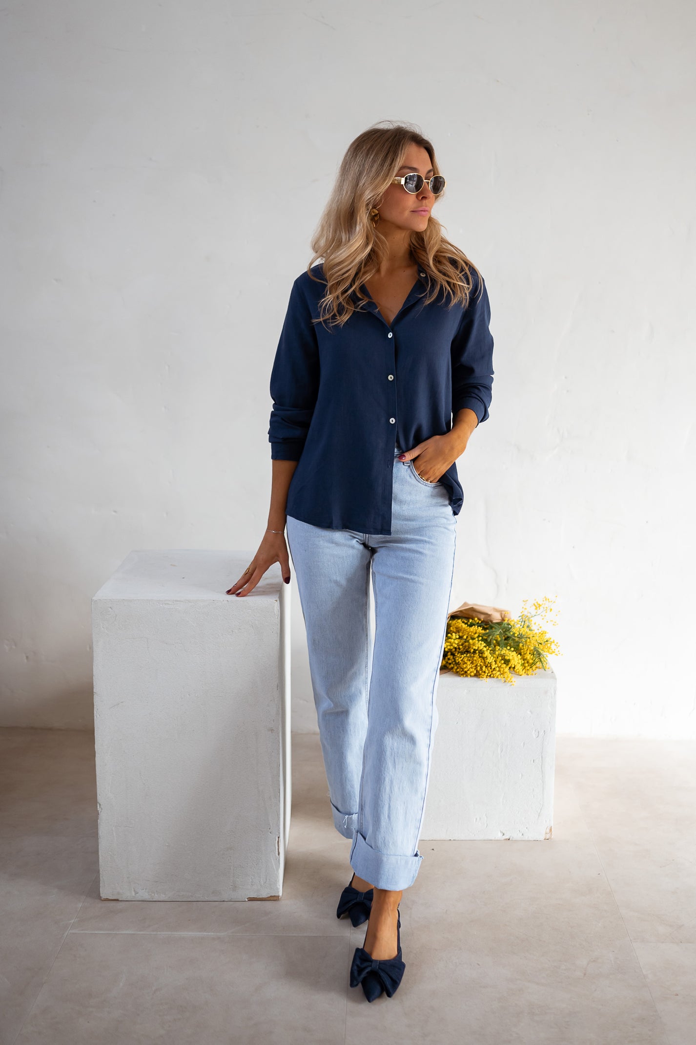 Blue Sinou Shirt – Easy Clothes North America
