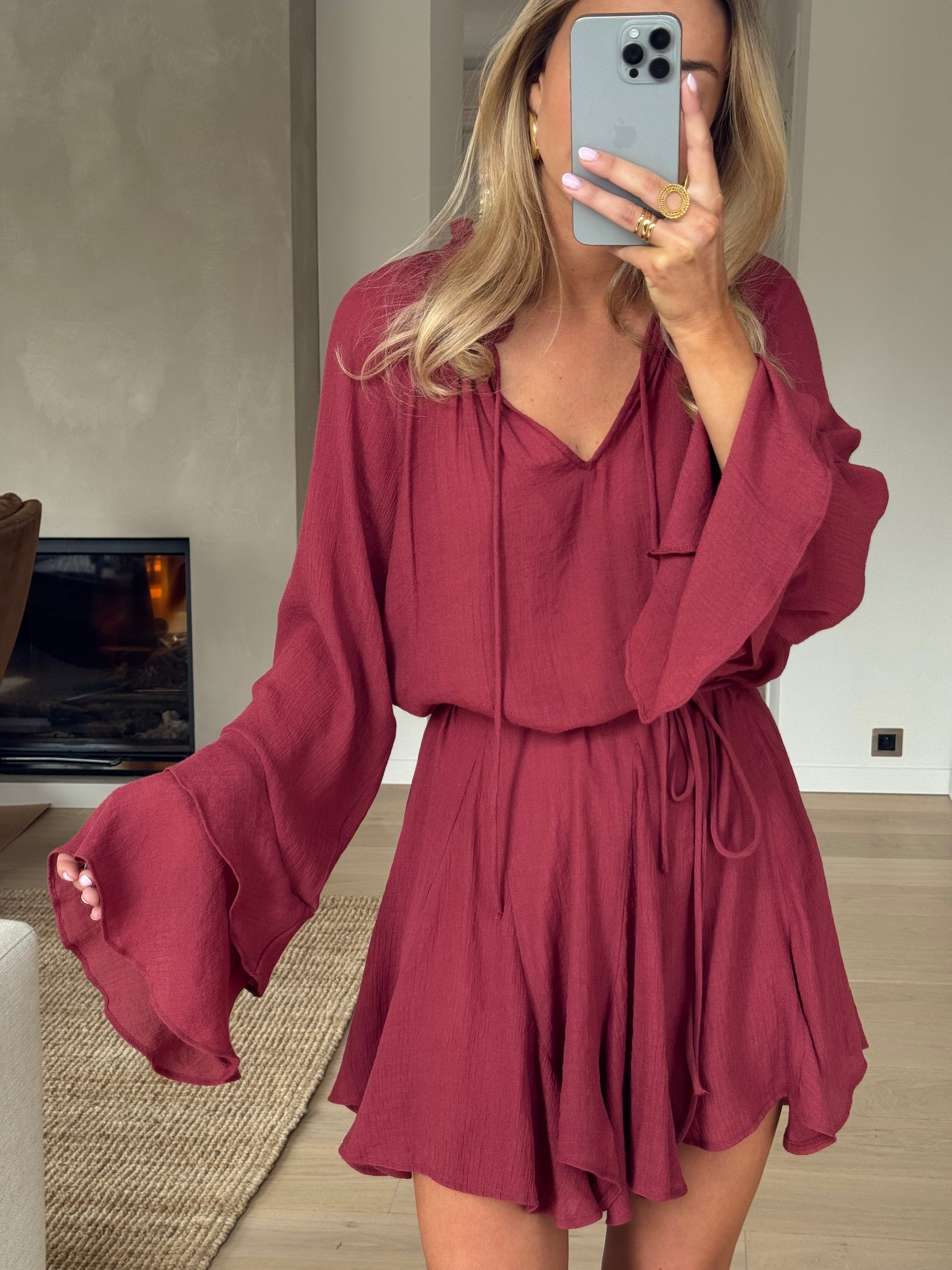 Brick Zora Dress – Easy Clothes North America