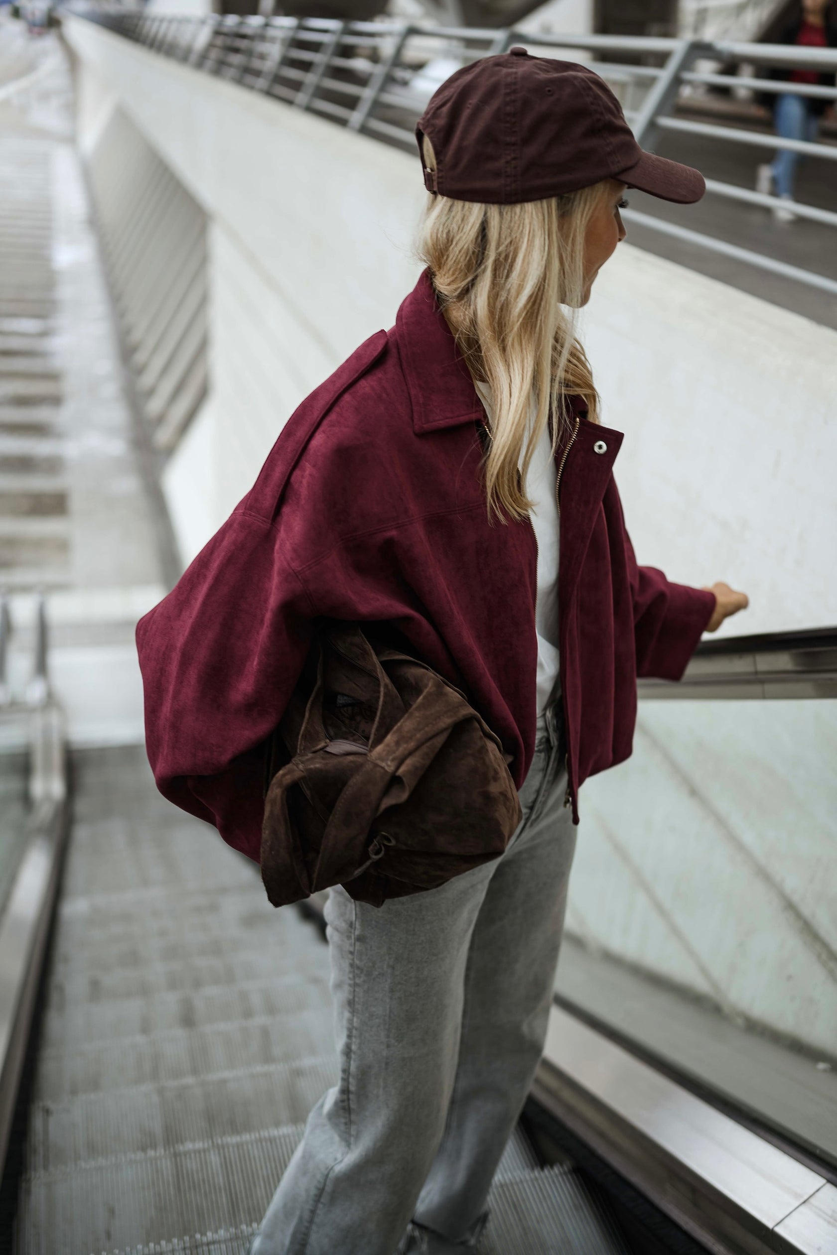 Burgundy Dave Jacket – Easy Clothes North America