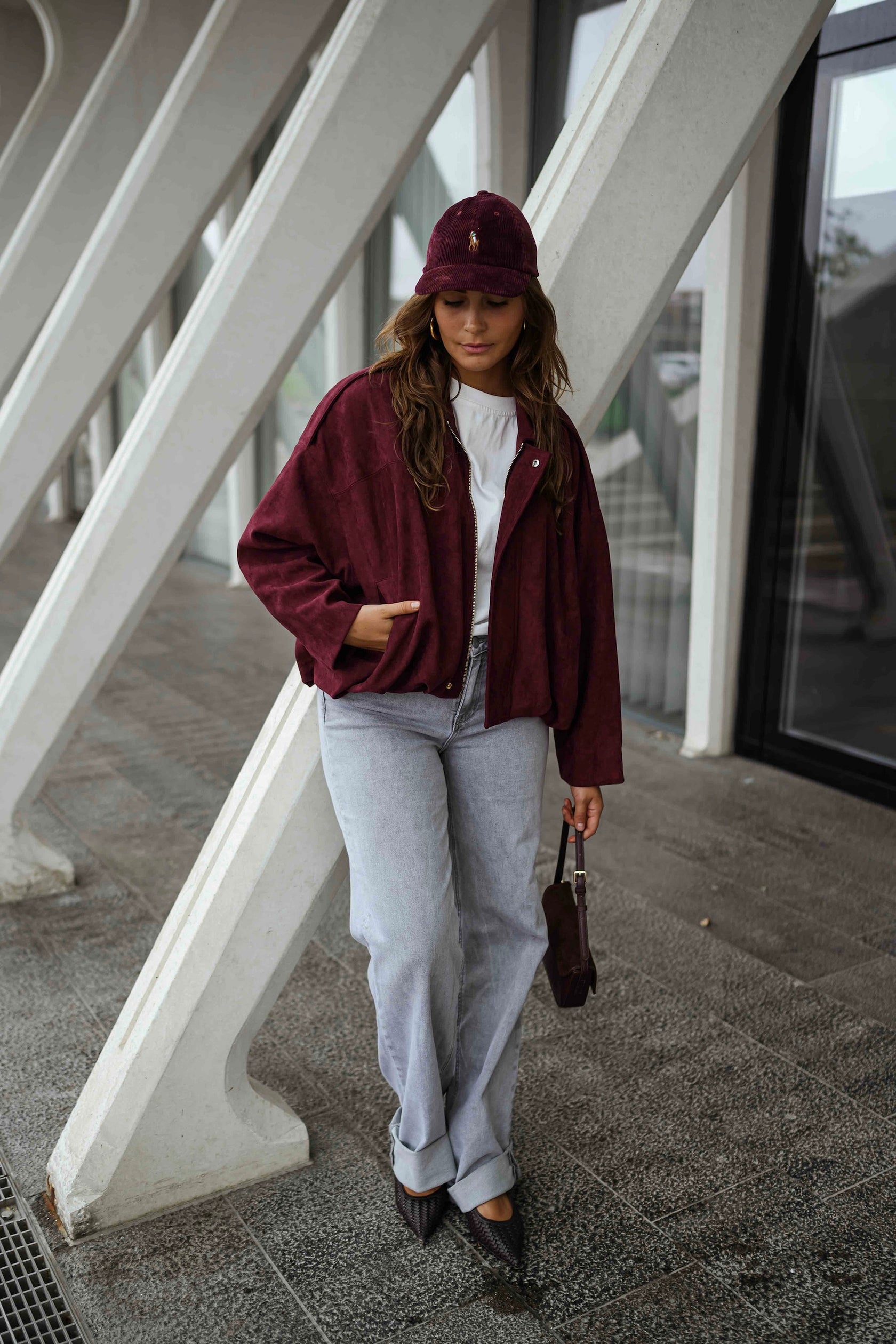 Burgundy Dave Jacket – Easy Clothes North America