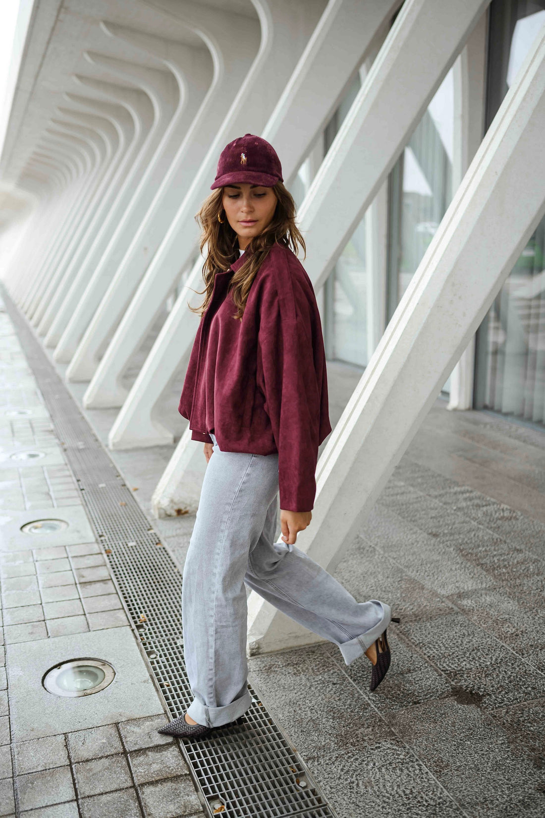 Burgundy Dave Jacket – Easy Clothes North America