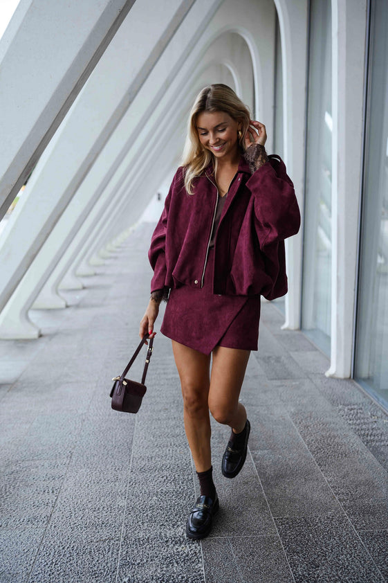 Burgundy Dave Jacket – Easy Clothes North America