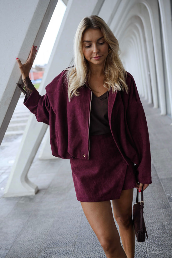 Burgundy Dave Jacket – Easy Clothes North America