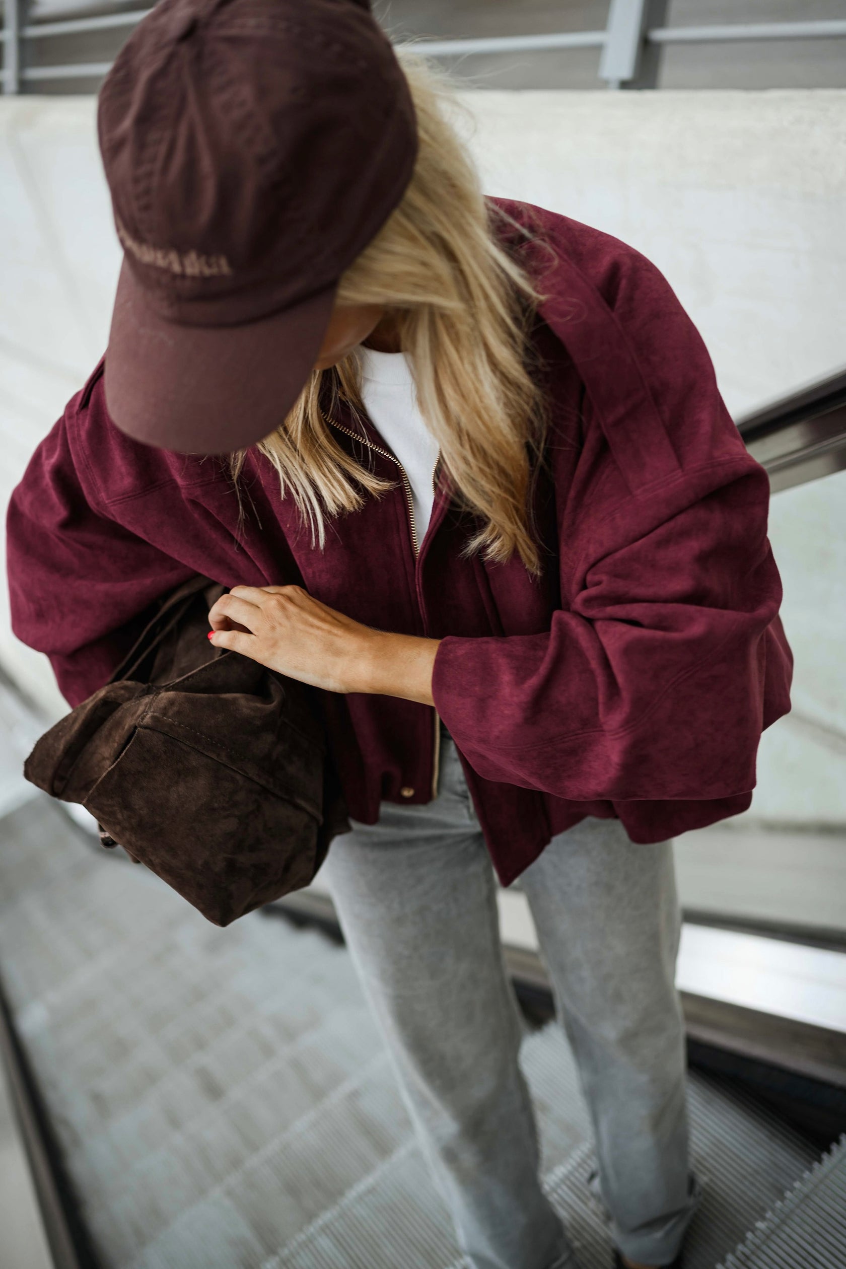 Burgundy Dave Jacket – Easy Clothes North America
