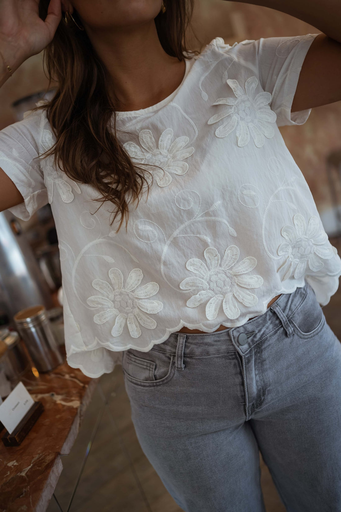 Ecru Ellea Blouse – Easy Clothes North America