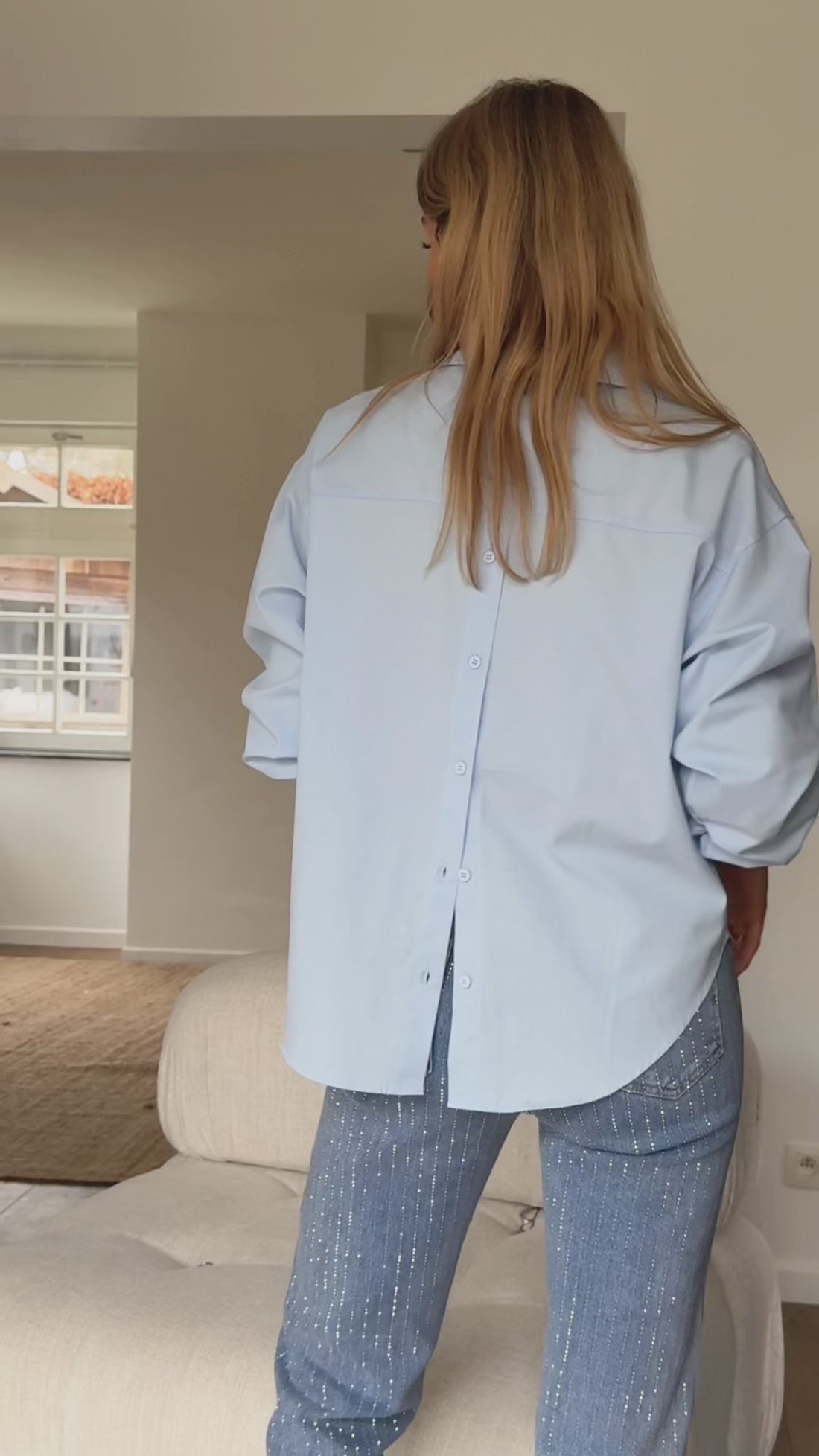 Blue April Shirt – Easy Clothes North America