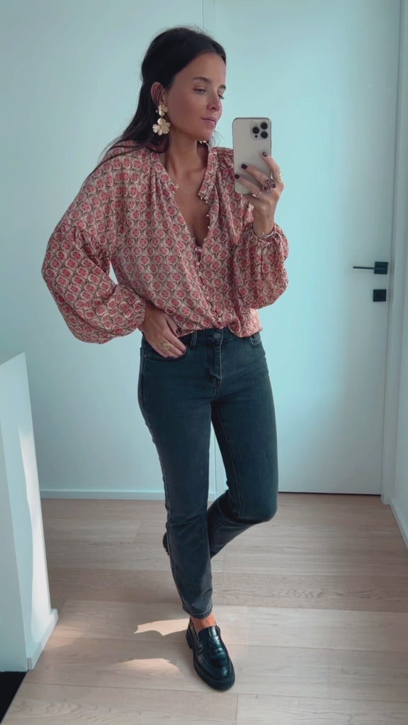 Patterned Tiffany Blouse – Easy Clothes North America