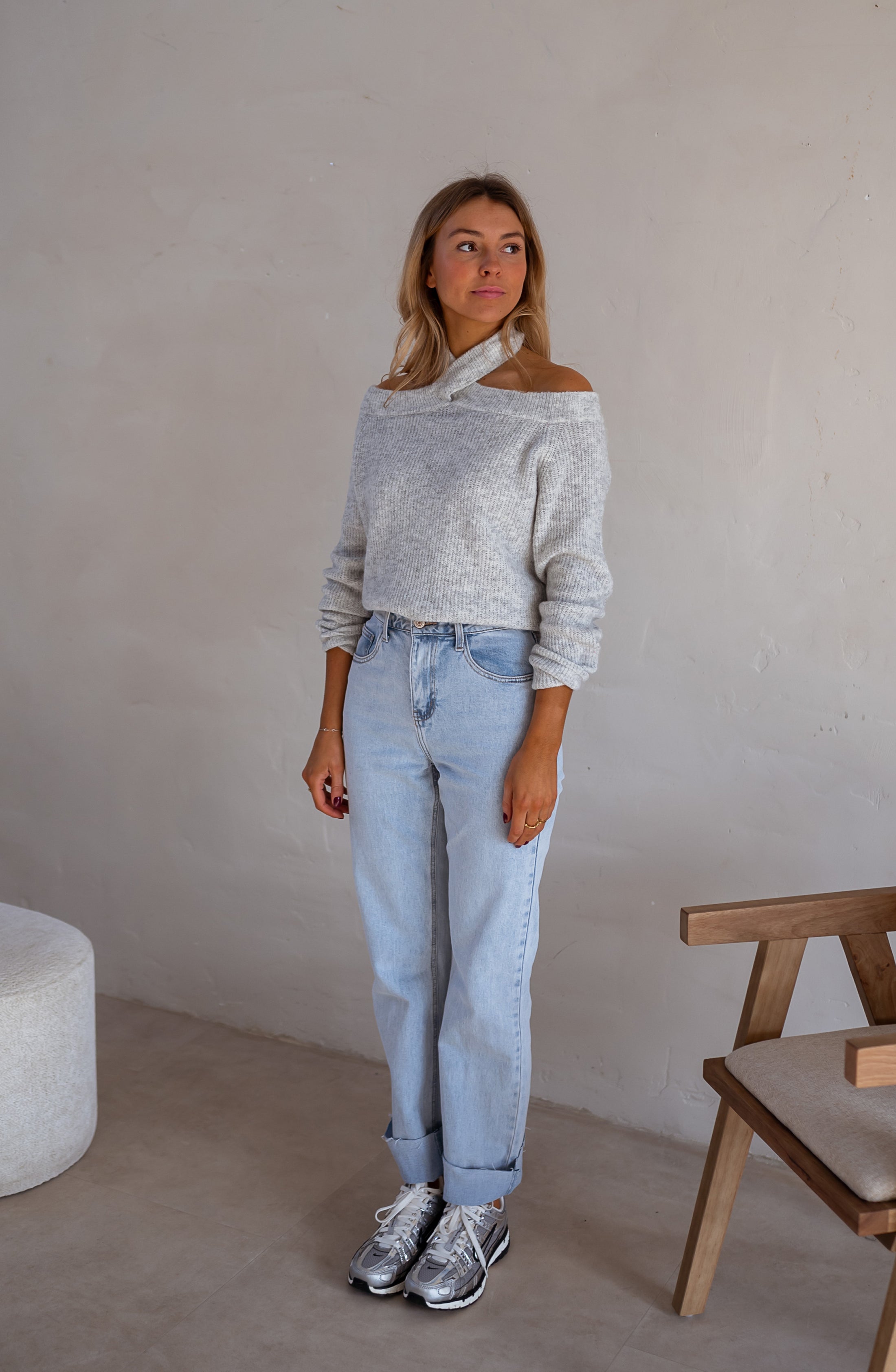 Grey Piper Sweater – Easy Clothes North America