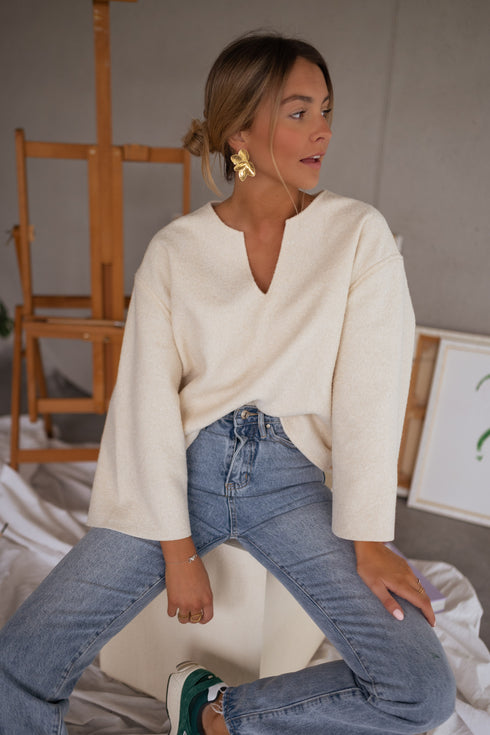 Ecru Aisha Sweater – Easy Clothes North America