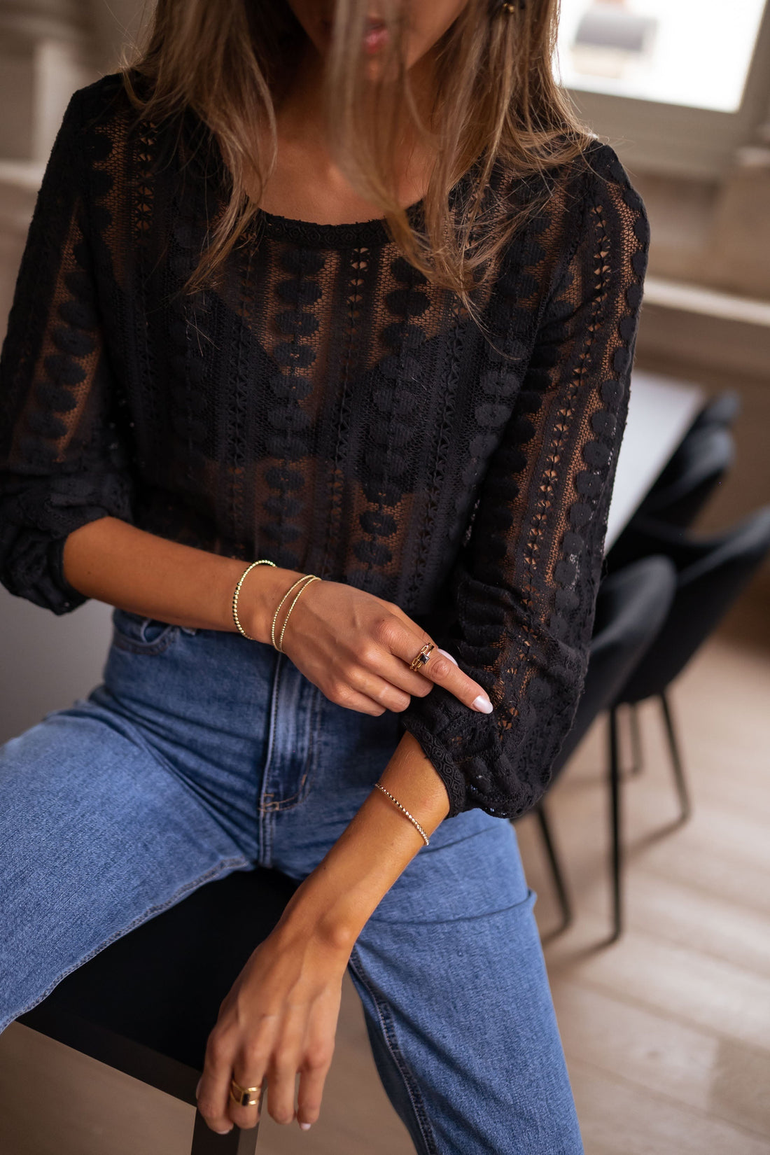 Black Laslo Blouse – Easy Clothes North America
