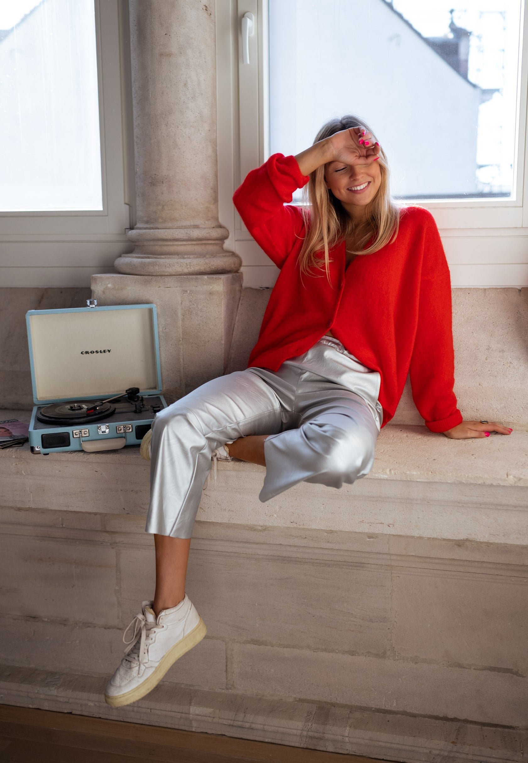 Red Gina Cardigan – Easy Clothes North America