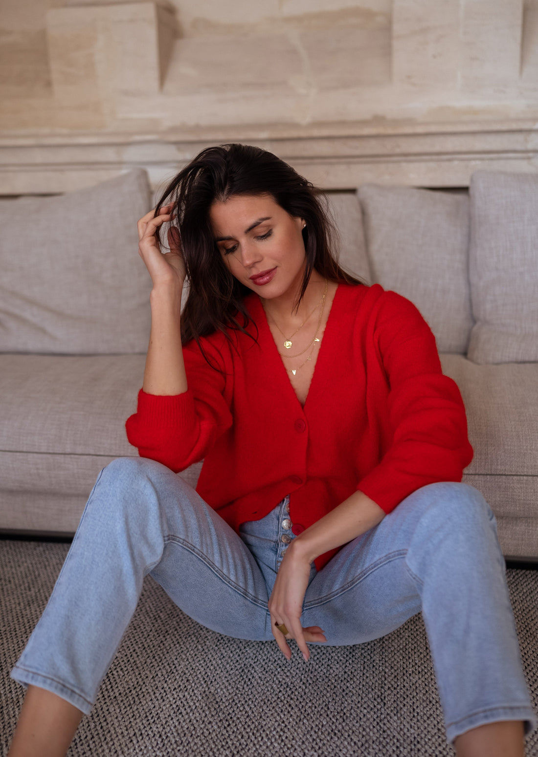 Red Gina Cardigan – Easy Clothes North America