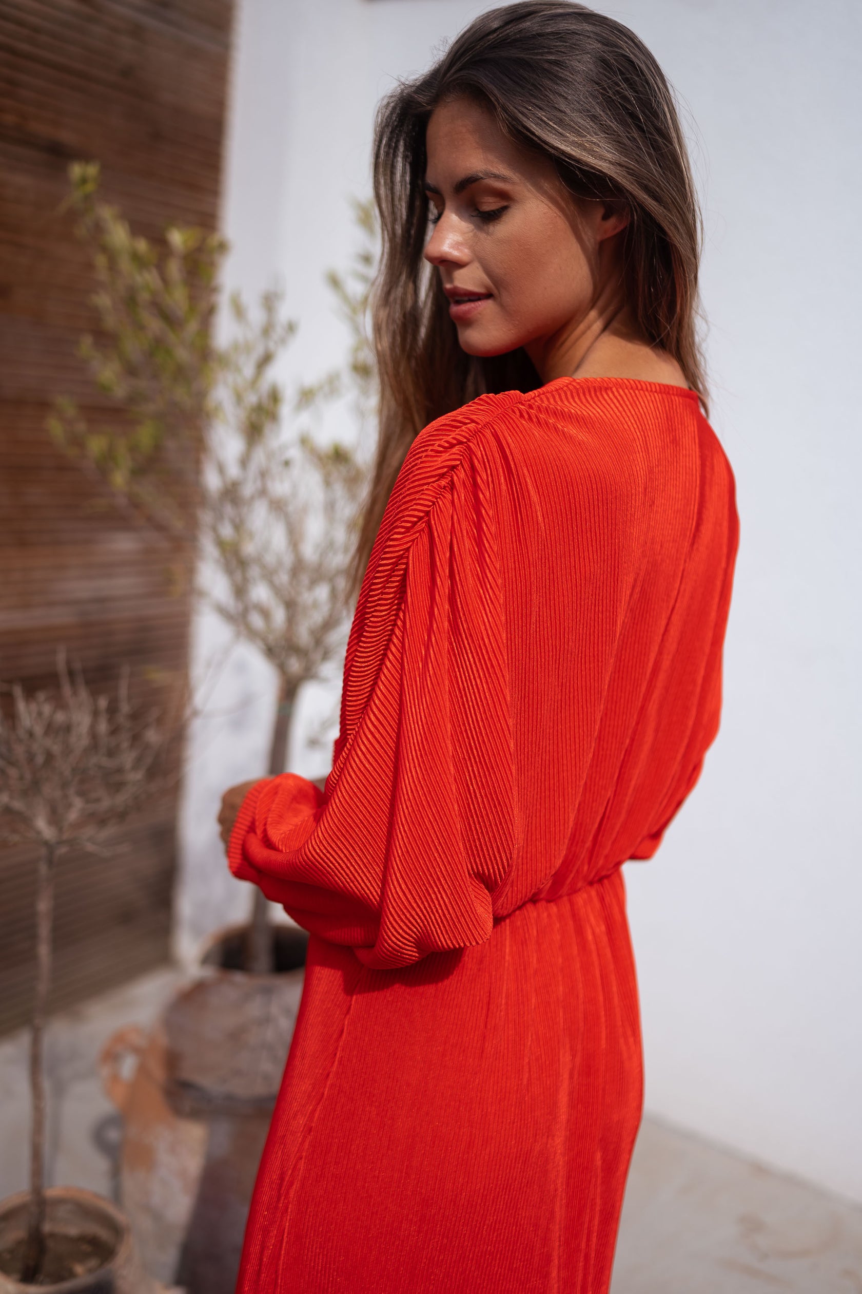 Coral Clea Dress – Easy Clothes North America