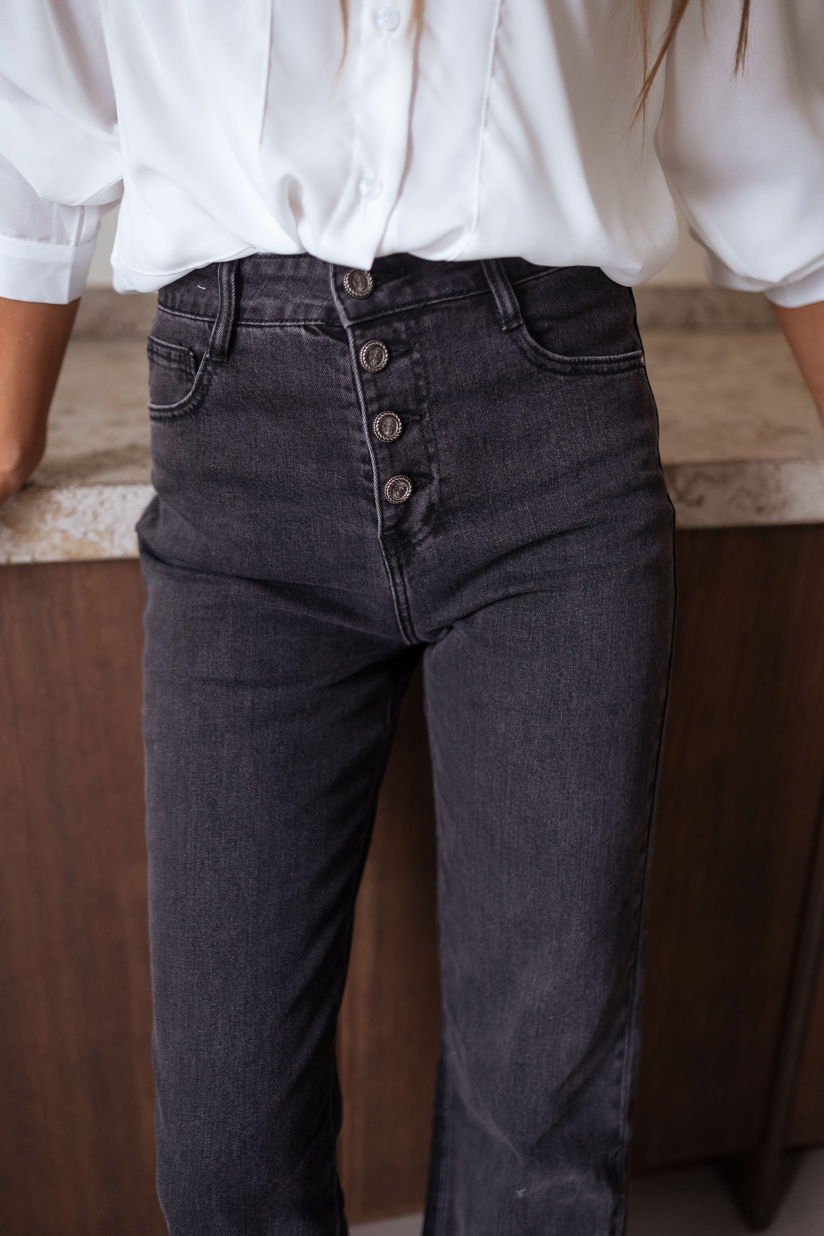 Grey Frenchy Jeans – Easy Clothes North America