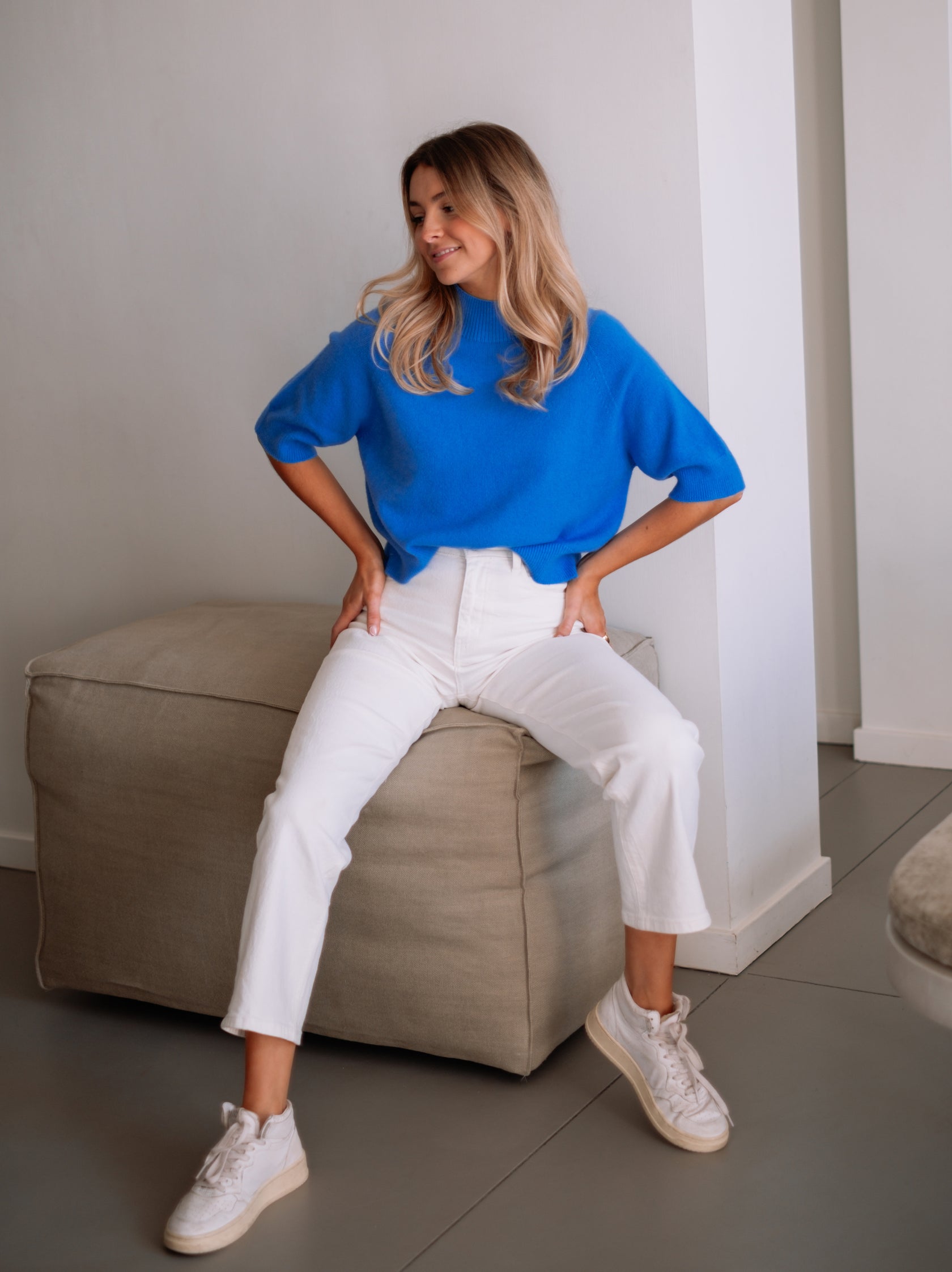 Blue Clark Sweater – Easy Clothes North America